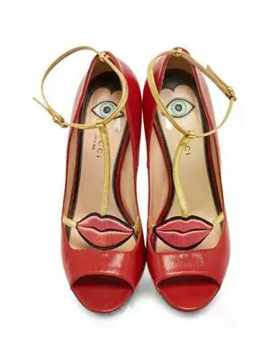 Gucci Molina Lips Pumps