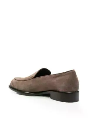 Khaite Suede Slip-on Loafers