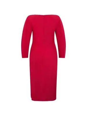Alberta Ferretti V-neck Midi Dress