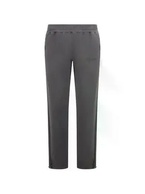 Moschino Logo-embroidered Track Pants - Grey