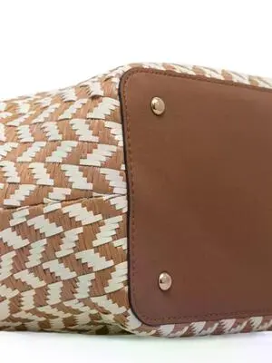 Guess Tessi Woven Chevron-pattern Tote Bag