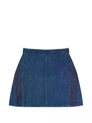 Givenchy Panelled A-line Mini Skirt - Blue
