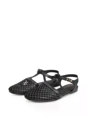 Tommy Hilfiger Cut-out T-bar Flat Pumps