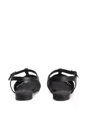 Tommy Hilfiger Cut-out T-bar Flat Pumps