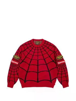 Supreme X Vanson Leathers X Marvel Spider-man Print Sweater