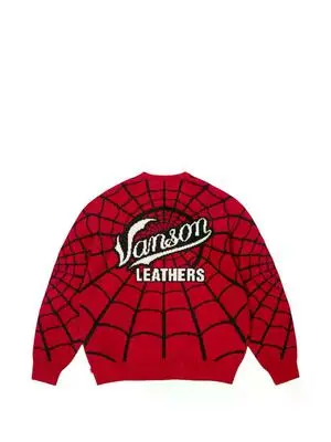 Supreme X Vanson Leathers X Marvel Spider-man Print Sweater