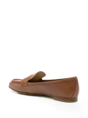 Michael Kors Jennings Logo-plaque Leather Loafers