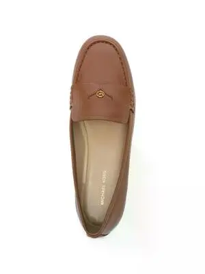 Michael Kors Jennings Logo-plaque Leather Loafers
