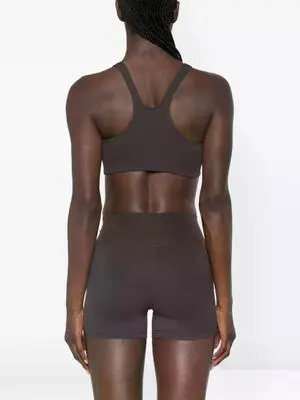SPORTY & RICH Logo-print Bra