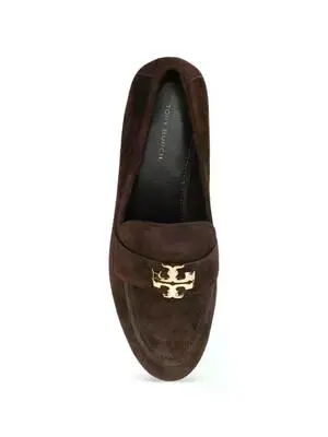 Tory Burch Logo-plaque Suede Loafers