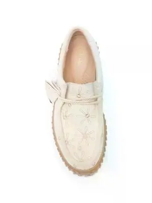Clarks Torhill Bee Embroidered Platform Loafers