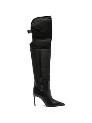 Dsquared2 Buckle-detail Pointed-toe Boots - Black