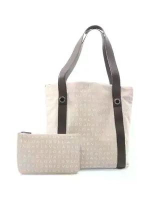 BVLGARI Logomania Tote Bag - Neutrals