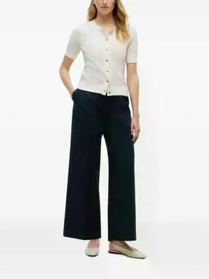 Tommy Hilfiger Cable-knit Short-sleeve Cardigan