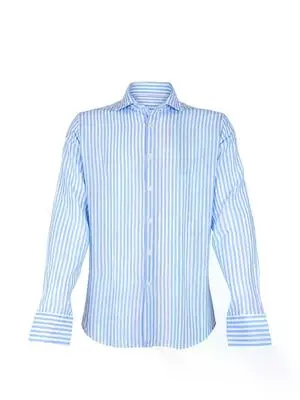 MANUEL RITZ Striped-print Long-sleeve Shirt