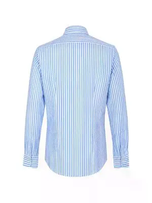 MANUEL RITZ Striped-print Long-sleeve Shirt