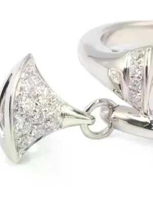 BVLGARI 18k White Gold Diamond Ring