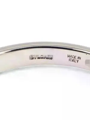 BVLGARI 18k White Gold Diamond Ring - Silver