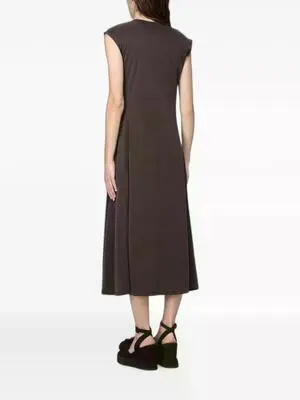 Max Mara Sleeveless Cowl Neck Midi Dress