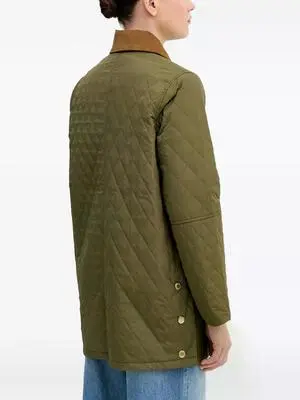 Barbour Goldmire Quilted Jacket With Corduroy Collar