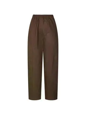 STUDIO TOMBOY Cotton Twill Trousers - Brown