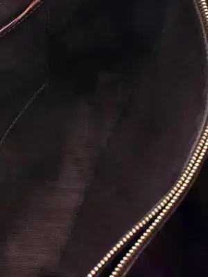 Celine Macadam Canvas And Croc-embossed Leather Tote Bag