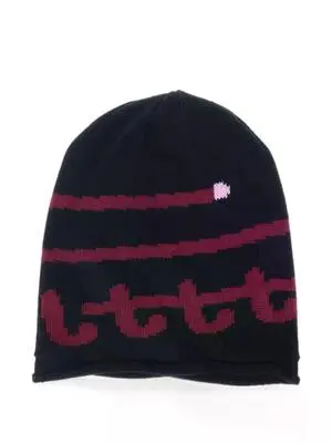 LITT' Litt Swirl Knit Cotton Beanie - Black