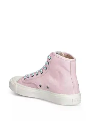 Kenzo Hoshi Check-lace High-top Sneakers