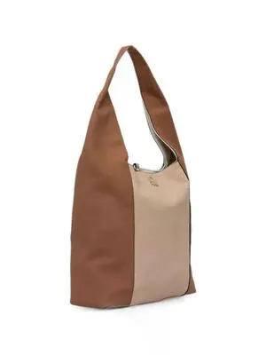 BENETTON Logo-embroidered Reversible Tote Bag