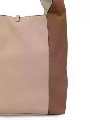BENETTON Logo-embroidered Reversible Tote Bag