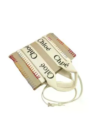 Chloé Small Canvas Woody Tote Satchel