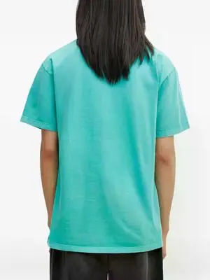NO PROBLEMO Logo-embroidered Straight Fit T-shirt