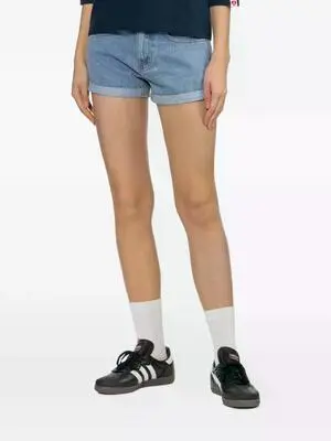 AAPE BY *A BATHING APE Apee™ A Bathing Ape® Logo-patched Denim Shorts