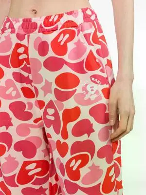 AAPE BY *A BATHING APE Heart Camo Printed Track Pants