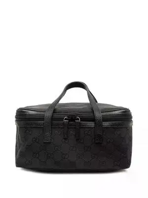 Gucci Gg Canvas Vanity Bag - Black