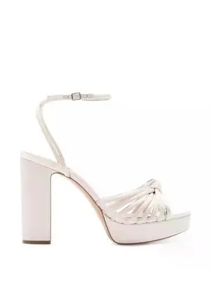 LOEFFLER RANDALL Rivka Platform Sandals - White