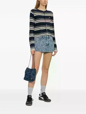 AAPE BY *A BATHING APE All-over Logo-print Denim Shorts