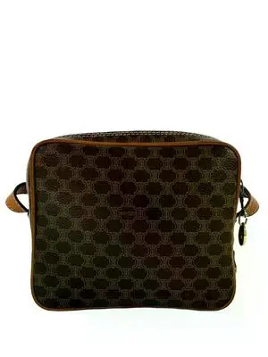 Celine Macadam Coated Canvas Crossbody Bag - Brown