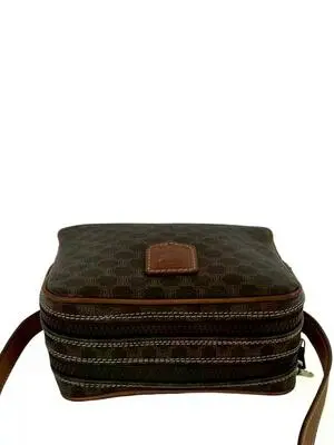 Celine Macadam Coated Canvas Crossbody Bag