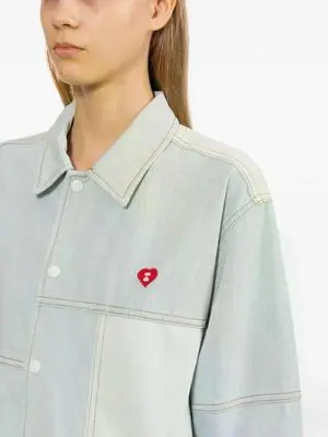 AAPE BY *A BATHING APE Logo-patched Denim Jacket