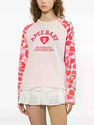 AAPE BY *A BATHING APE Apee™ A Bathing Ape® Camouflage Print Raglan Sleeve T-shirt