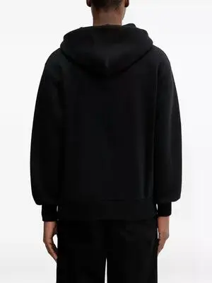 NO PROBLEMO Logo Patch Zip-up Oversized Hoodie