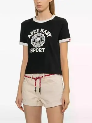 AAPE BY *A BATHING APE Apee™ A Bathing Ape® Graphic Ringer T-shirt