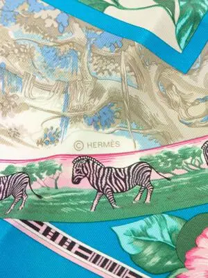 Hermès 2000-2026 Tropiques Silk Scarf 65 Scarves