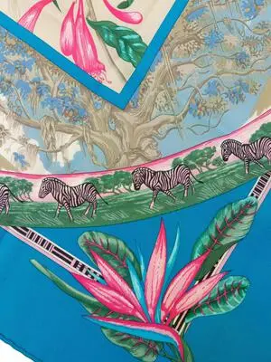 Hermès 2000-2026 Tropiques Silk Scarf 65 Scarves