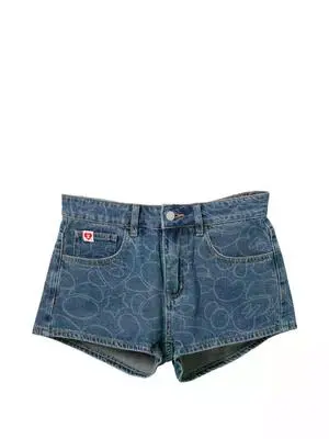AAPE BY *A BATHING APE Logo-print Jeans - Blue