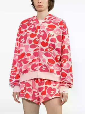 AAPE BY *A BATHING APE Heart Camo Zip Hoodie