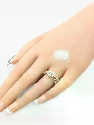 Hermès Chaine D'ancre Link Ring - Silver