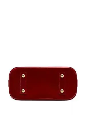 LOUIS VUITTON Monogram Vernis Alma Bb Satchel