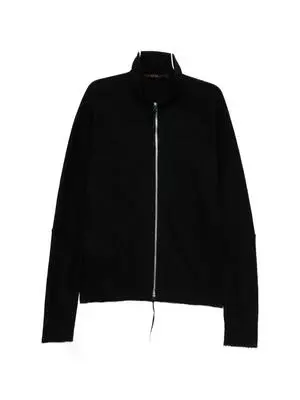 MA+ Zipped Tall-collar Jacket - Black